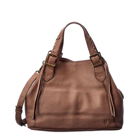 Frye | Bags | Frye Caelan Leather Satchel Grey | Poshmark